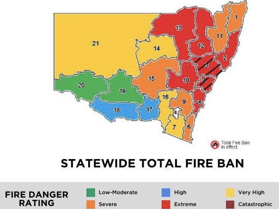 Sydney Fire Map